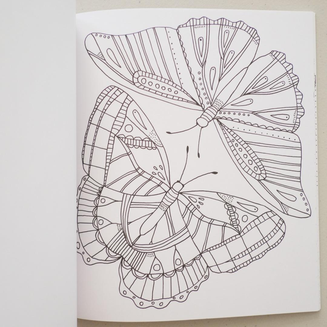 Just Add Color Flora and Fauna Coloring Book, Hobbies & Toys ...
