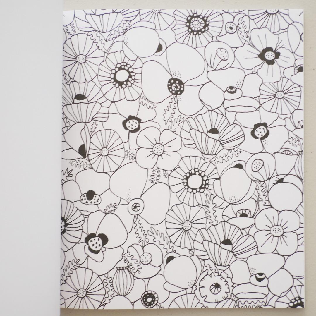 Just Add Color Flora and Fauna Coloring Book, Hobbies & Toys ...