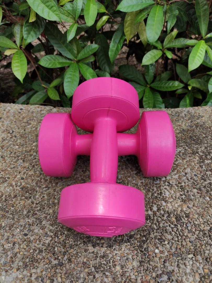 Kettler 2 x 2Kg Pink Dumbbells (2 items for $15), Sports Equipment ...