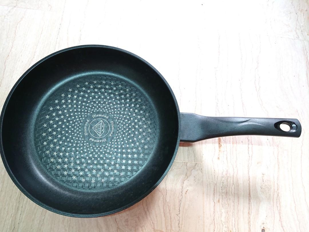 Korean Ecoramic frypan 28 cm, Furniture & Home Living, Kitchenware ...