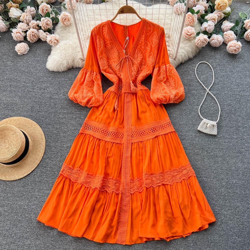 Korean Maxi Dress, Women's Fashion, Dresses & Sets, Dresses on Carousell