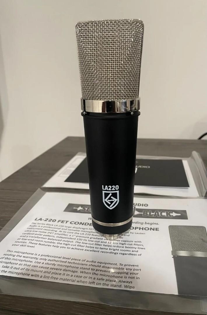 Lauten Audio LA-220 Large Diaphragm FET / Transformer Balanced Condenser Microphone, Audio ...