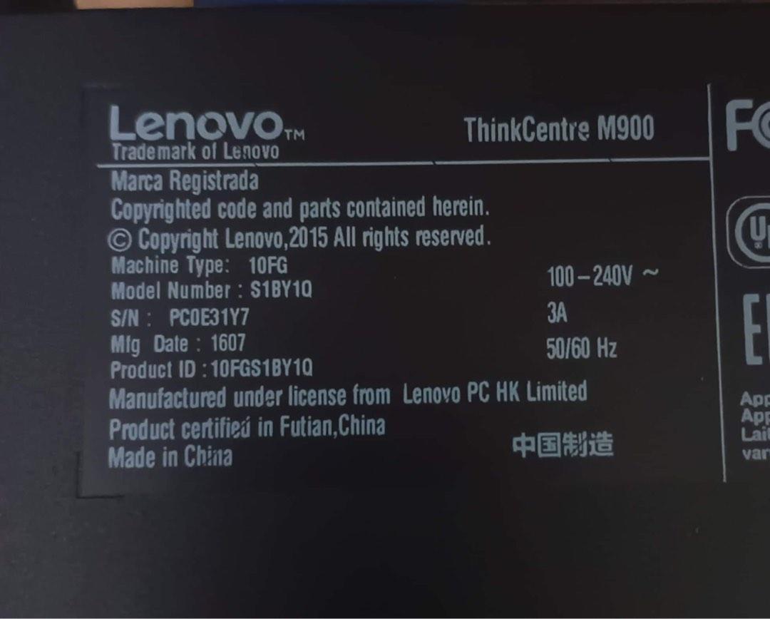 Lenovo thinkcentre m900 CPU, Computers & Tech, Desktops on Carousell