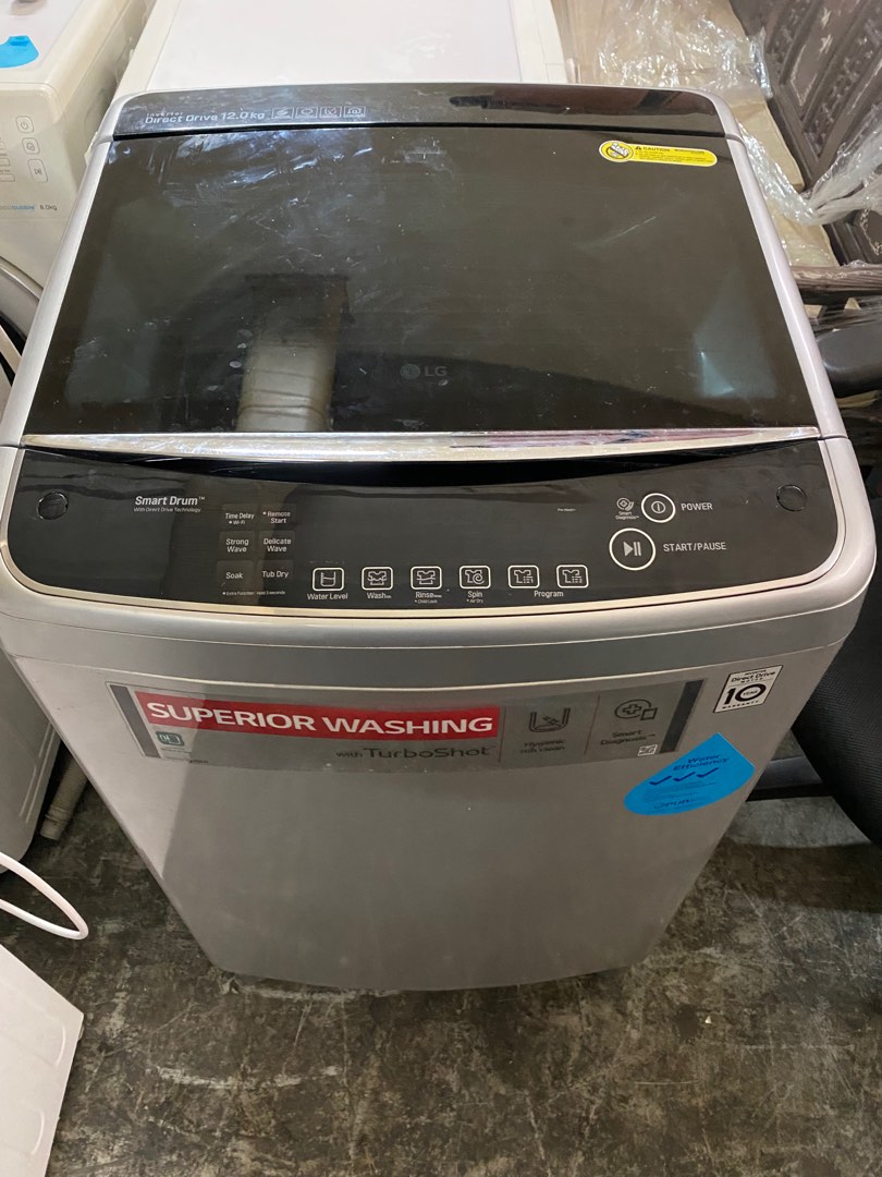 LG 12kg washing machine / washer, TV & Home Appliances, Washing ...