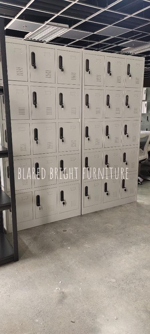 LOCKERS - Office Furniture Partition . 12 door blared, Furniture & Home ...