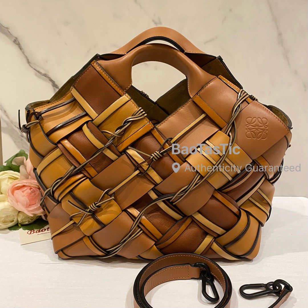 Loewe Woven Basket Bag, Luxury, Bags & Wallets on Carousell