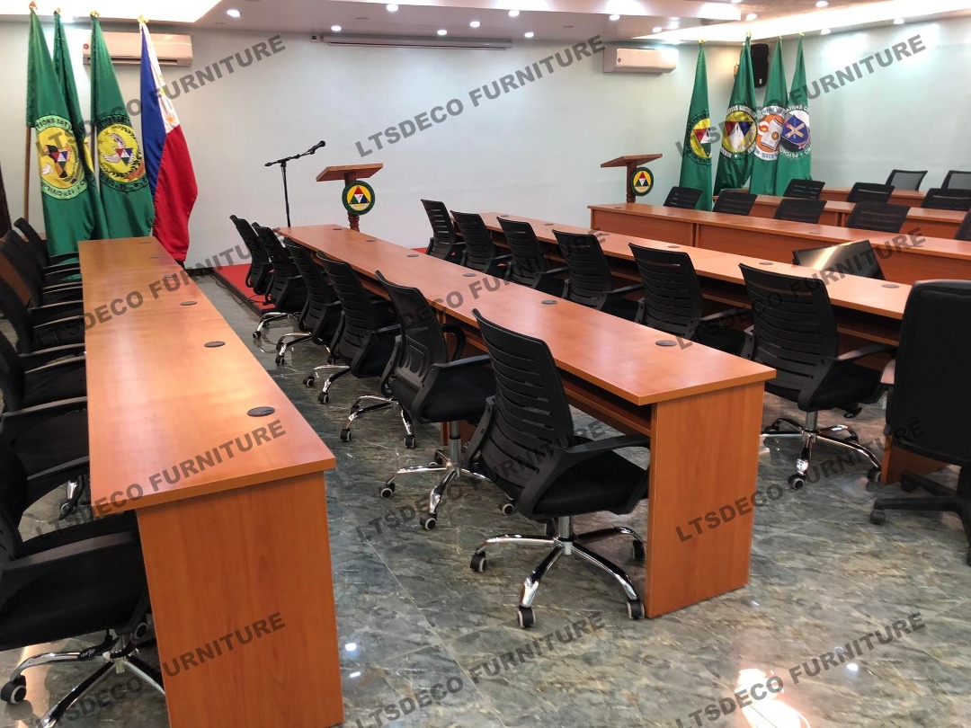 LONG TABLE CONFERENCE TABLE OFFICE PARTITION, Furniture & Home Living ...