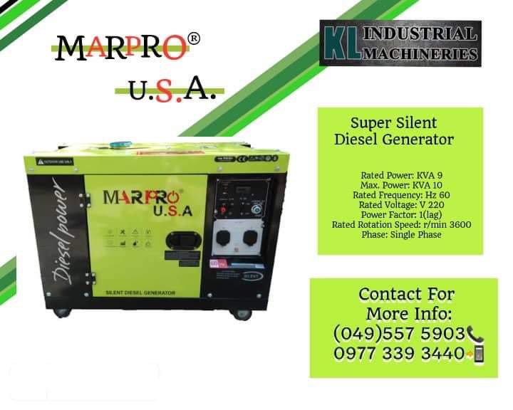 MARPRO USA 10KVA DIESEL GENERATOR, Commercial & Industrial ...