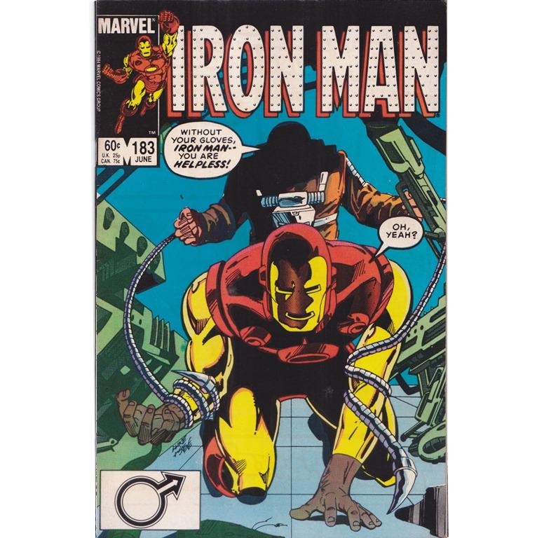 MARVEL COMICS: Iron Man #183 (1984)(VG), Hobbies & Toys, Books ...