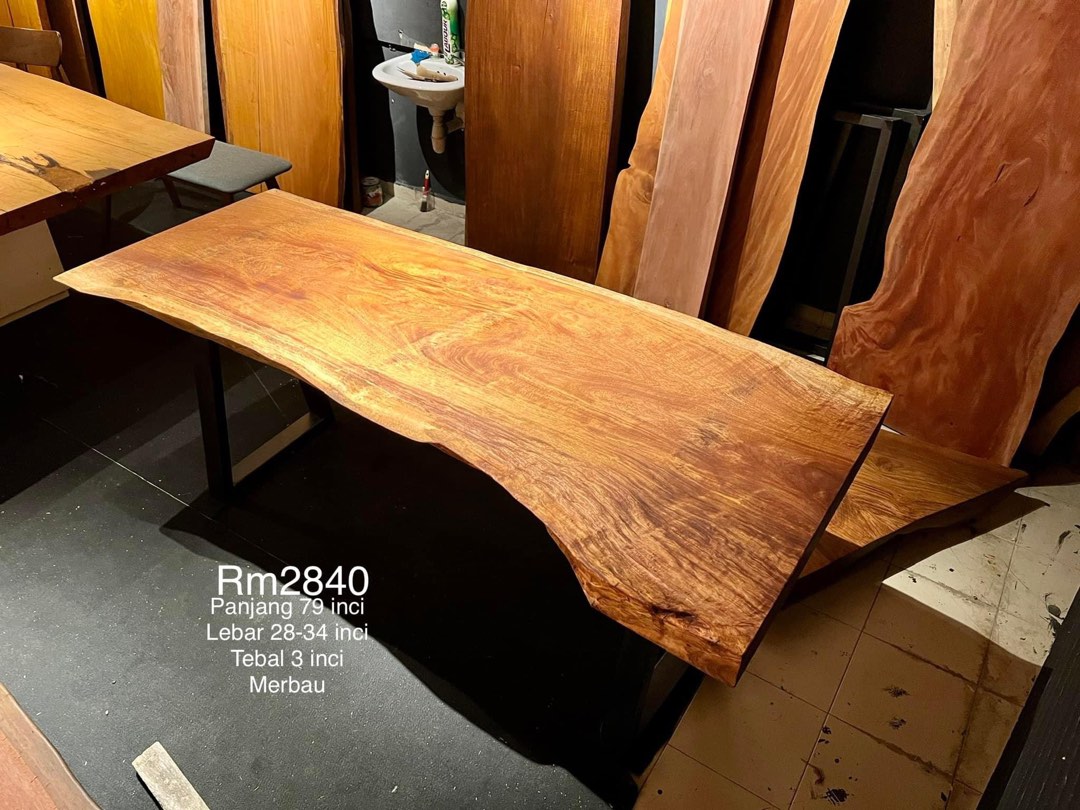 Merbau Table, Furniture & Home Living, Outdoor Furniture on Carousell