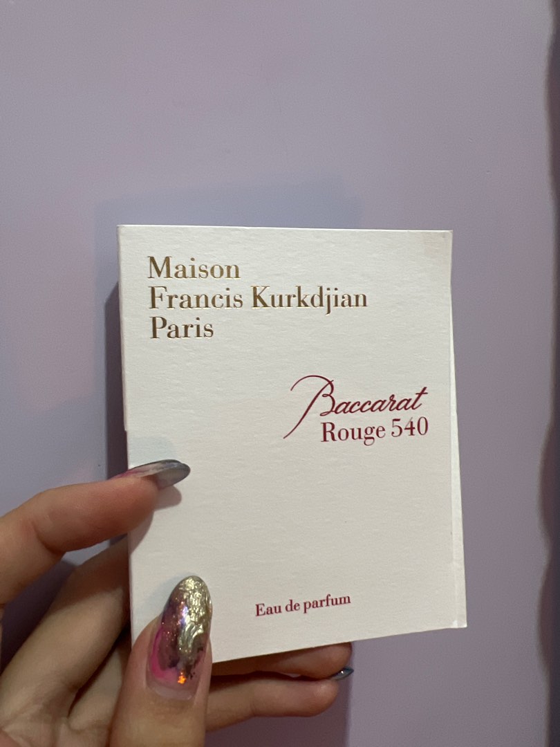 MFK BACCARAT ROUGE 540 sample, 美容＆個人護理, 健康及美容 - 香水＆香體噴霧 - Carousell