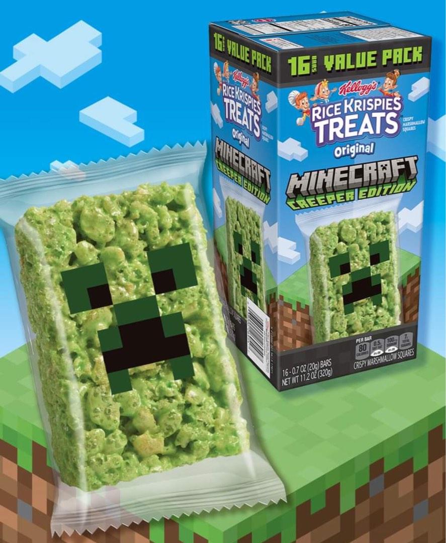 Minecraft Limited Edition Rice Krispies, Food & Drinks, Other Food ...