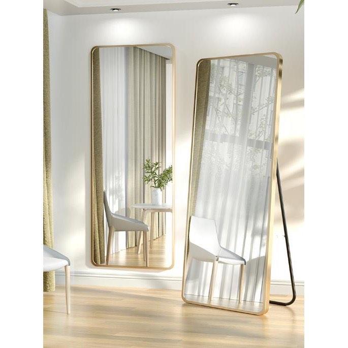 Modern full length rounded edge mirror, Furniture & Home Living ...