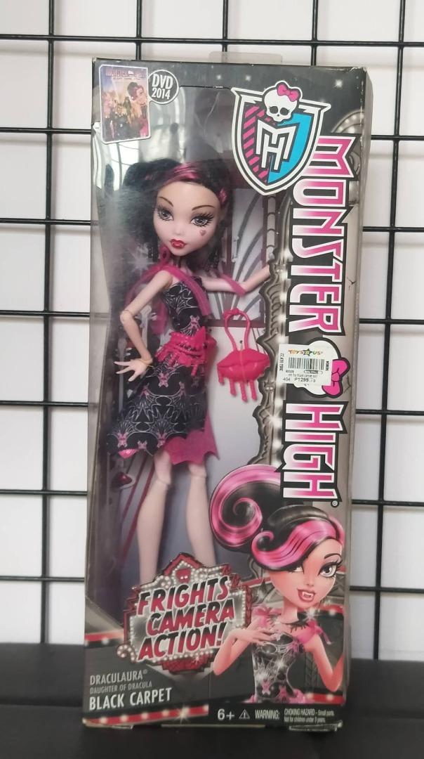 Monster High Frights Camera Action Draculaura and Clawdeen Doll NRFB ...