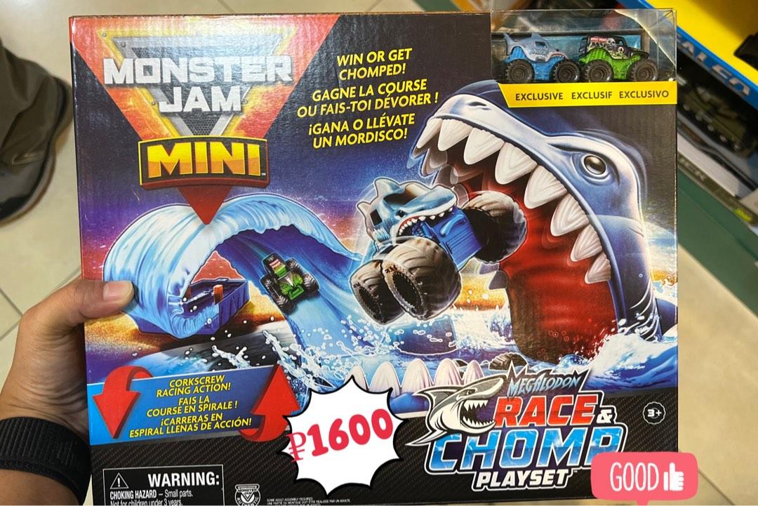 Monster Jam Mini - Race Chomp Playset, Hobbies & Toys, Toys & Games on Carousell