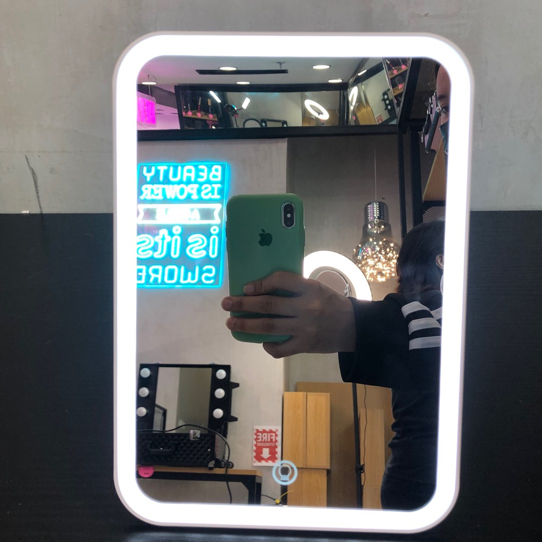 MR-L203 Led Rechargeable compact mirror, Furniture & Home Living, Home ...