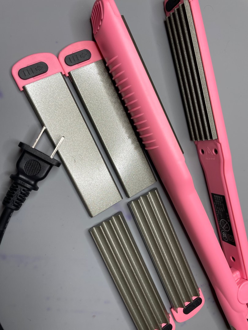 Multifunction fluffy splint hair straightener style iron, Beauty ...