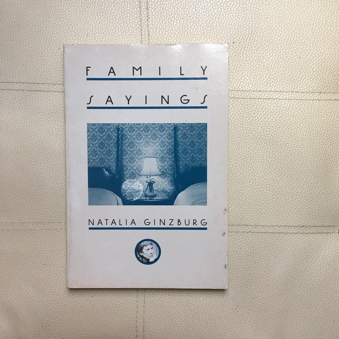 Natalia Ginzburg Family Sayings, Hobbies & Toys, Books & Magazines ...