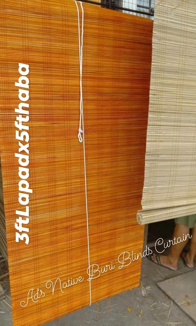 NATIVE BLINDS CURTAIN FOR SALE, Furniture & Home Living, Home Decor ...
