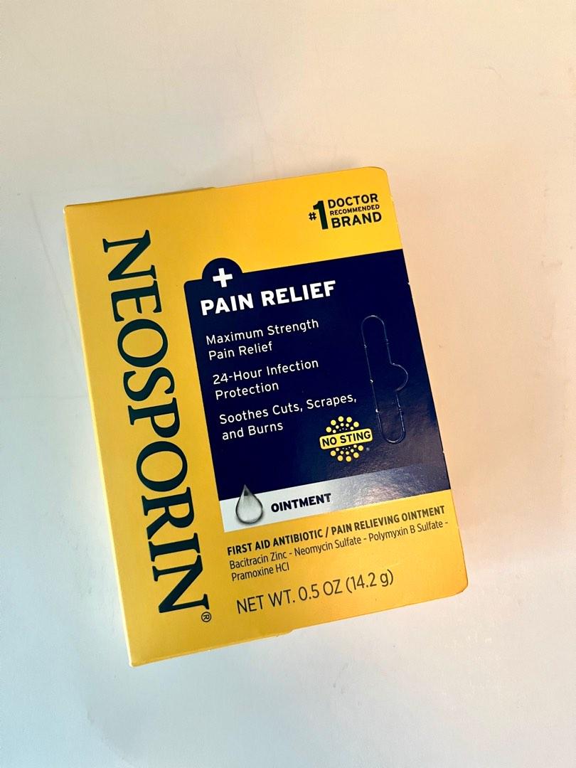Neosporin Dual Action + Pain Relief Protection Maximum Strength ...