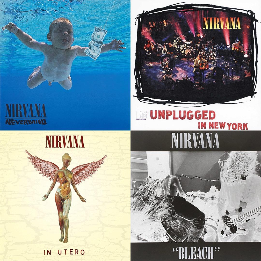 [Preorder] Nirvana vinyl (Nevermind, Bleach, In Utero), Hobbies & Toys ...