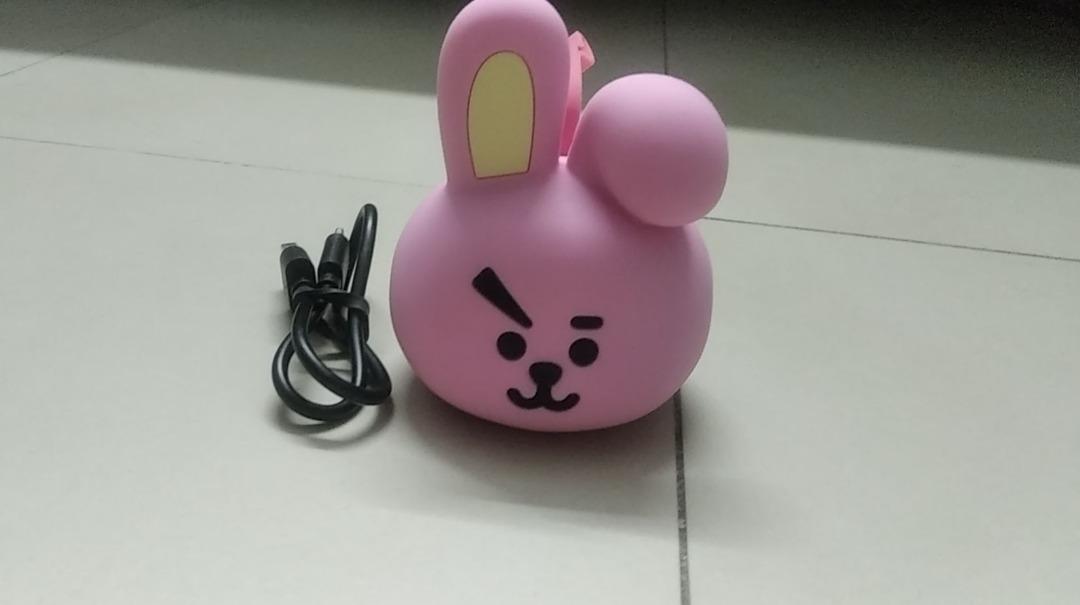 Official BTS BT21 Cooky Bluetooth Speaker with Charging Cable, Audio ...