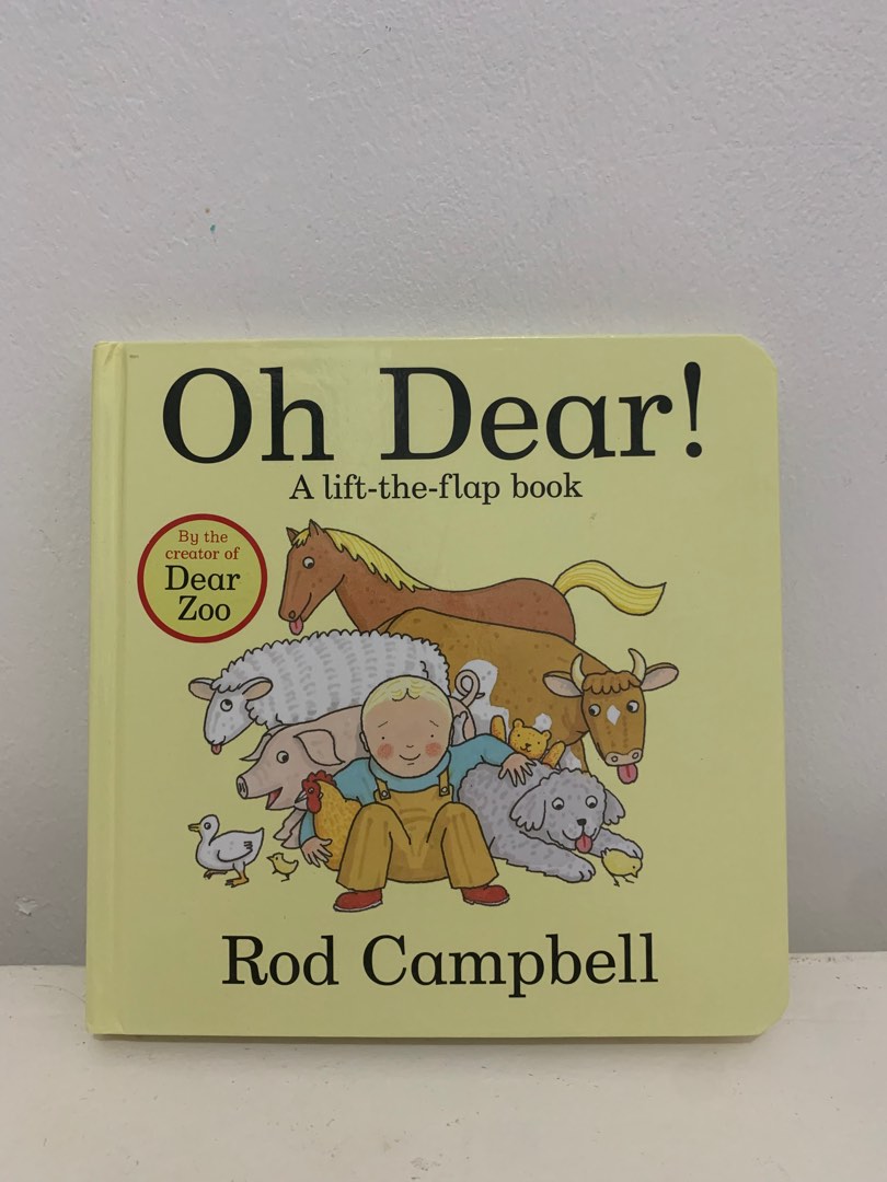 Oh Dear! Lift the flap book (dear zoo), Hobbies & Toys, Books ...