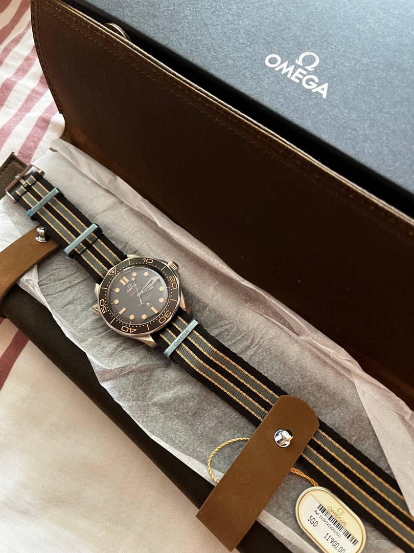 OMEGA SEAMASTER 007 ‘NO TIME TO DIE’ SPECIAL EDITION NATO STRAP VER ...