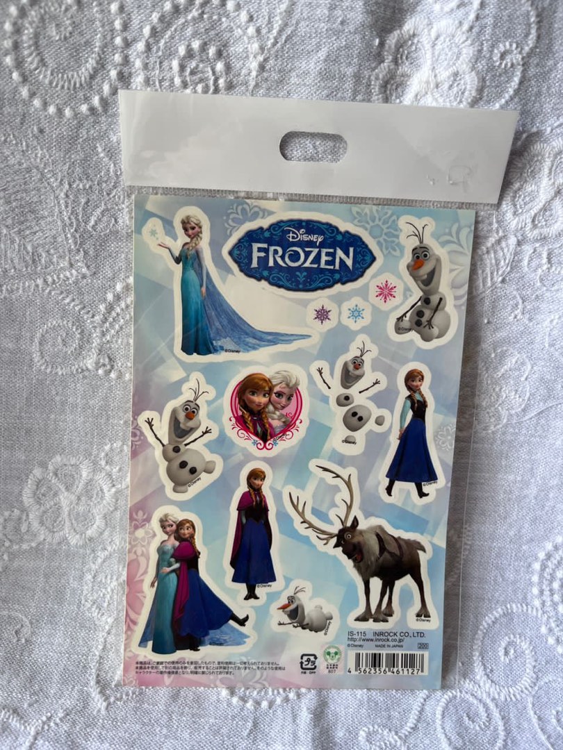 Original Disney frozen sticker cute cartoon stickers, Hobbies & Toys ...