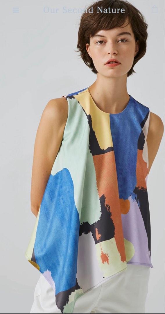 OSN Lightyear Foldover Top, Women's Fashion, Tops, Blouses on Carousell