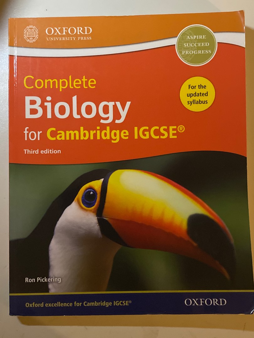 Oxford Complete Biology Cambridge Igcse Third Edition Textbook Hobbies