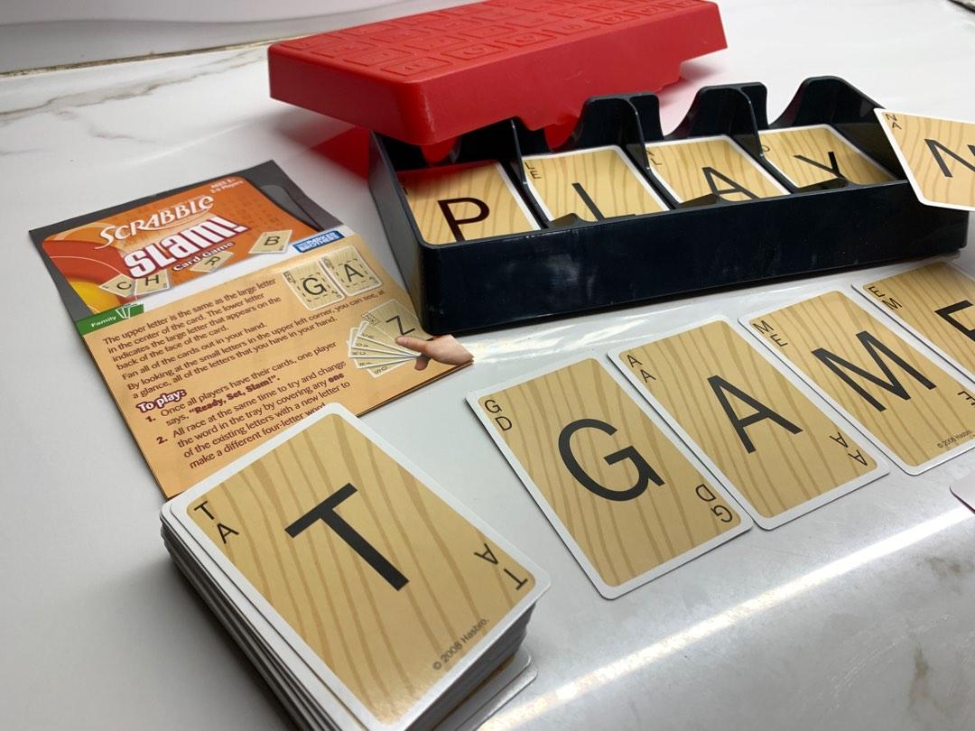 Parker Brothers Scrabble SLAM! Card Game - Deluxe Edition with Play ...