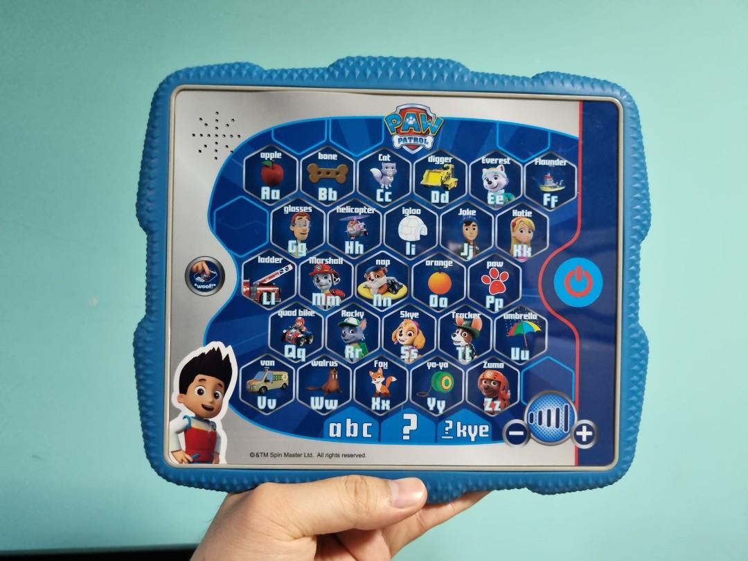 Paw Patrol Ryder’s Alphabet Tablet, Hobbies & Toys, Toys & Games on ...