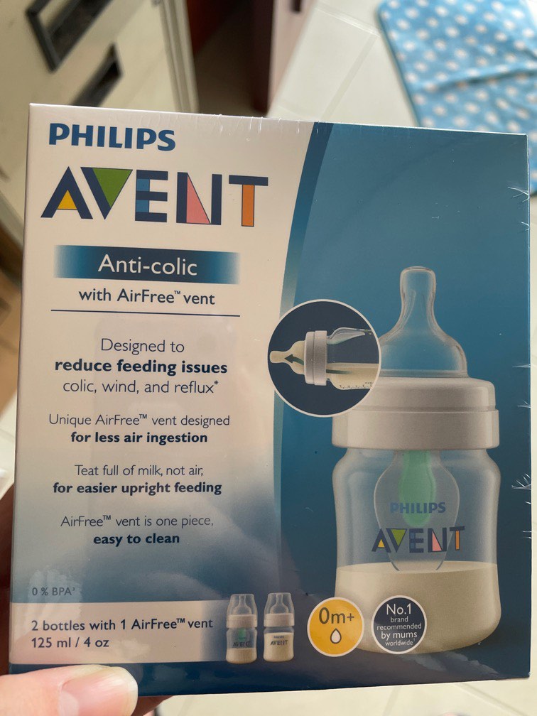 Philips avent blue anti-colic baby bottles, Babies & Kids, Nursing ...