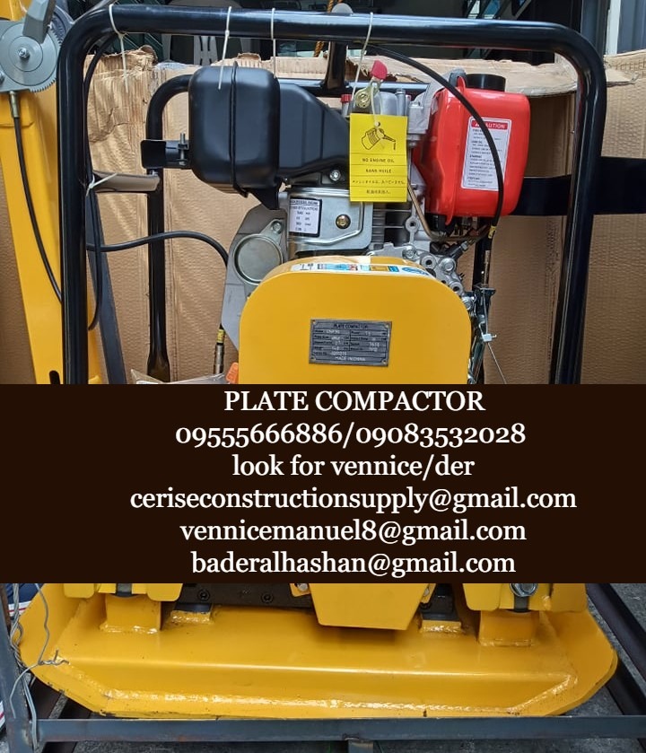 Plate compactor ROBIN ENGINE, Commercial & Industrial, Construction ...