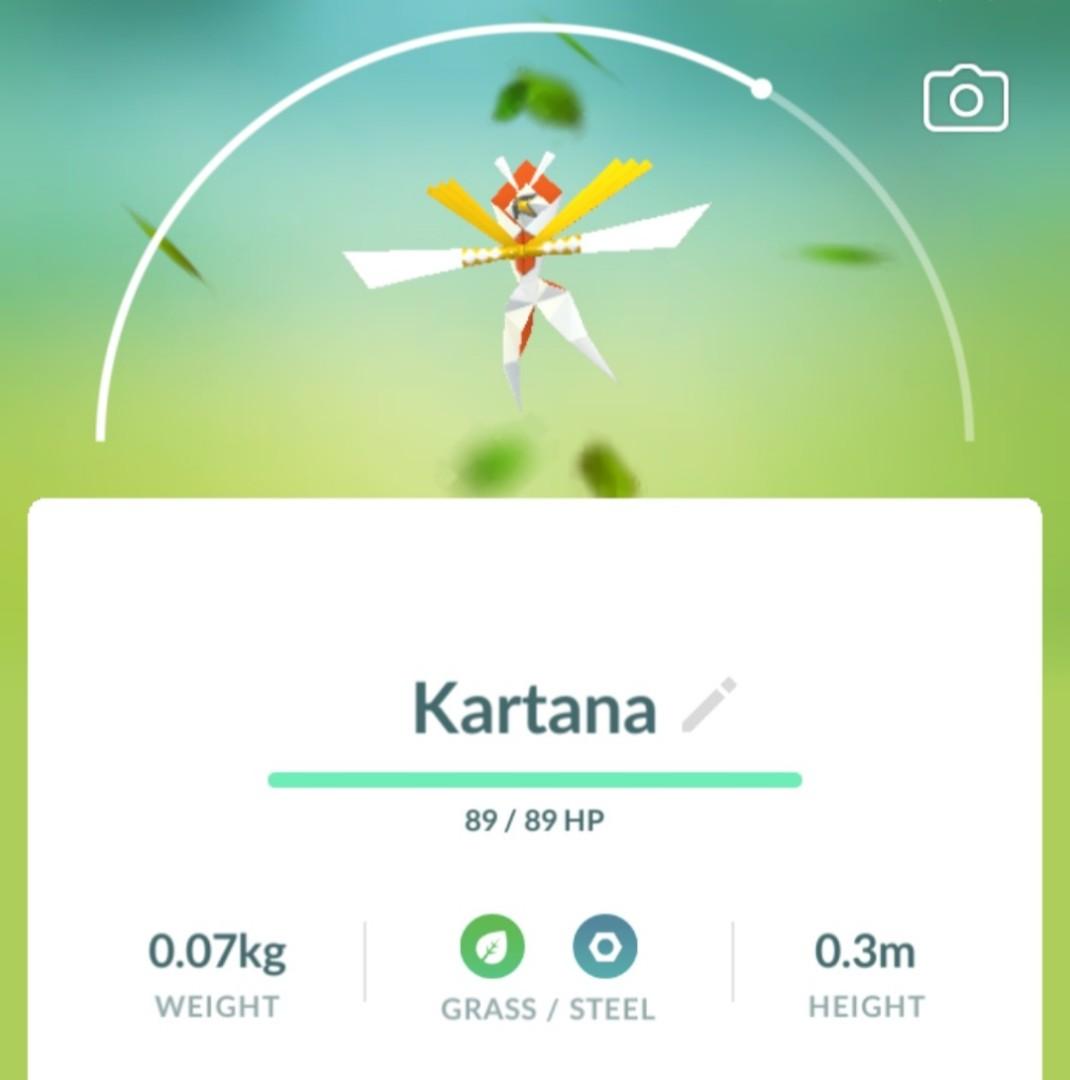 Pokemon Go Legendary Kartana pokemon trade service, Video Gaming, Video ...