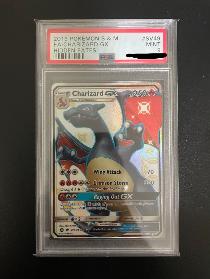 Pokemon TCG PSA 9 Charizard GX - SV49/SV94 - Shiny Ultra Rare Hidden ...