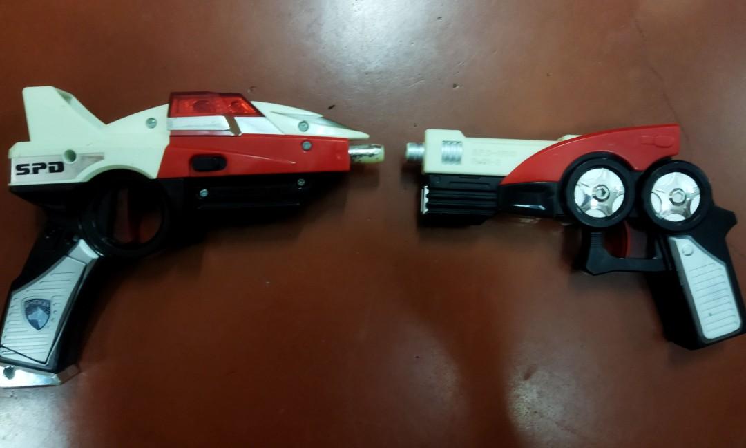 Power Rangers SPD Red Gun, Hobbies & Toys, Collectibles & Memorabilia ...