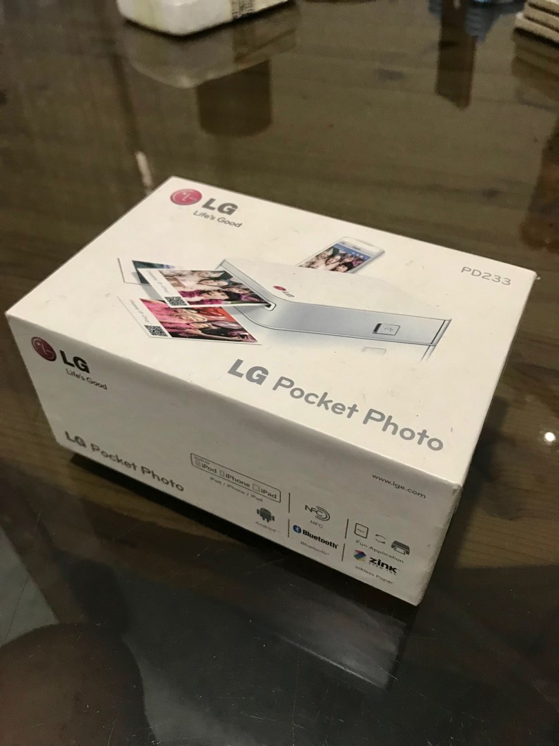 Printer LG pocket photo, Photography, Cameras on Carousell