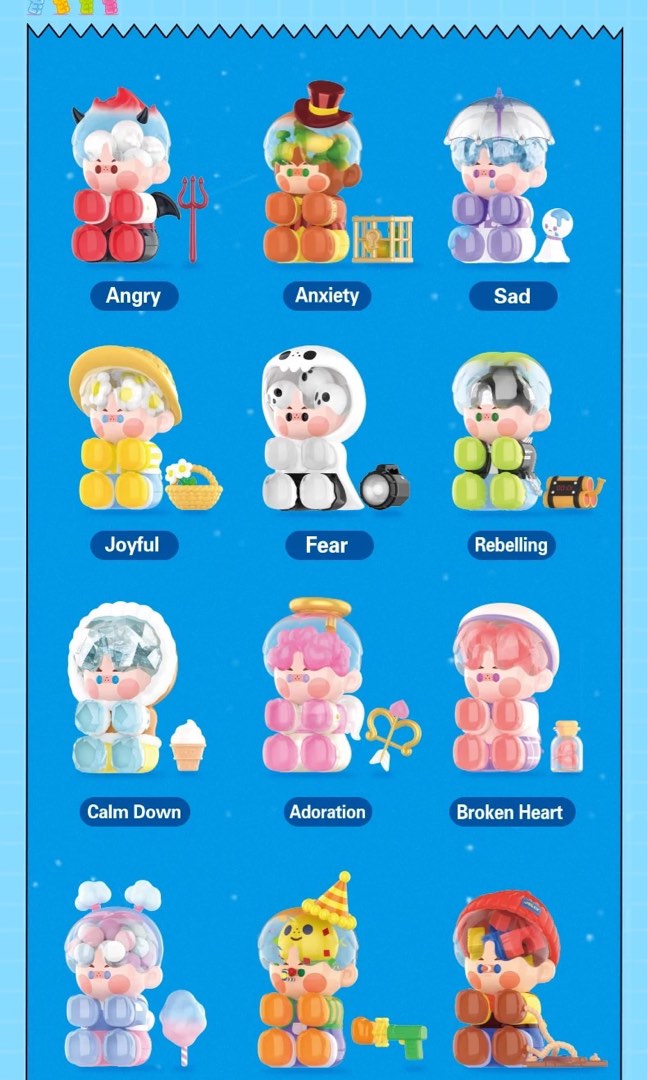 Ready stock Pino Jelly How Are You Feeling Today Series, Hobbies & Toys ...