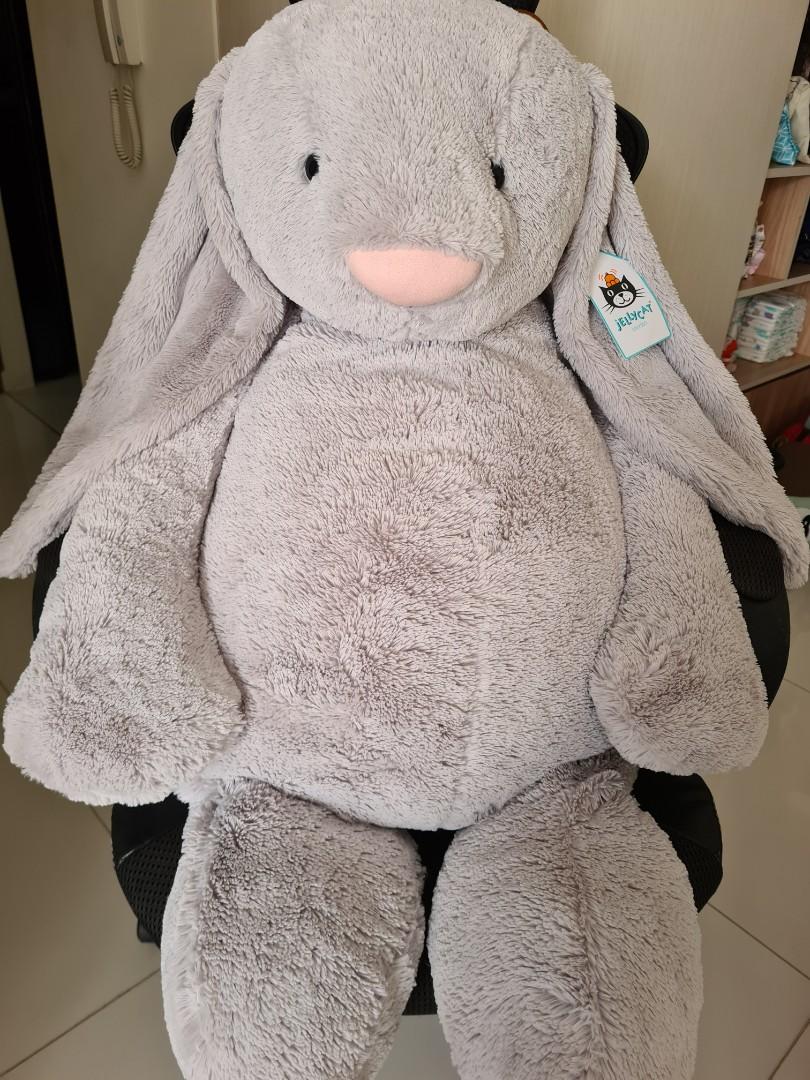 really really big bashful silver bunny 108cm, Babies & Kids, Infant Playtime on Carousell