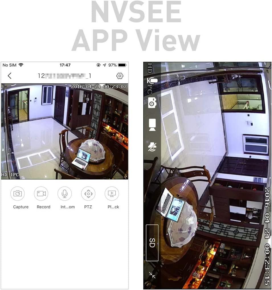 Revotech HD 3MP PIR IP Camera, Indoor Security Camera 3.7mm Pinhole ...