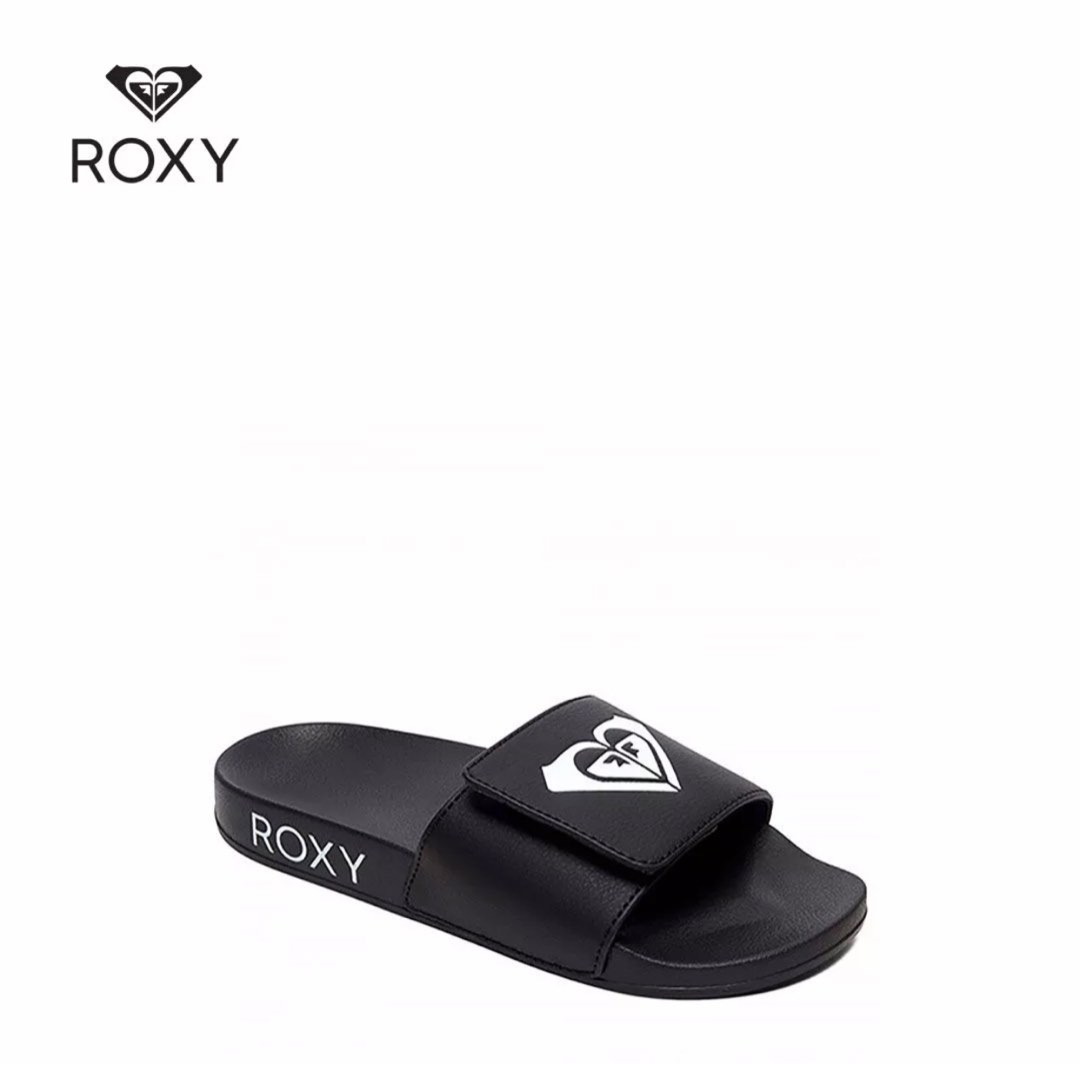 Roxy Slides, Women's Fashion, Footwear, Slippers and slides on Carousell