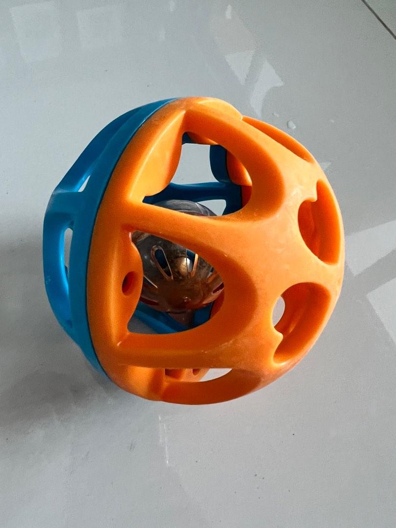 Rubber ball with bell inside, Babies & Kids, Infant Playtime on Carousell