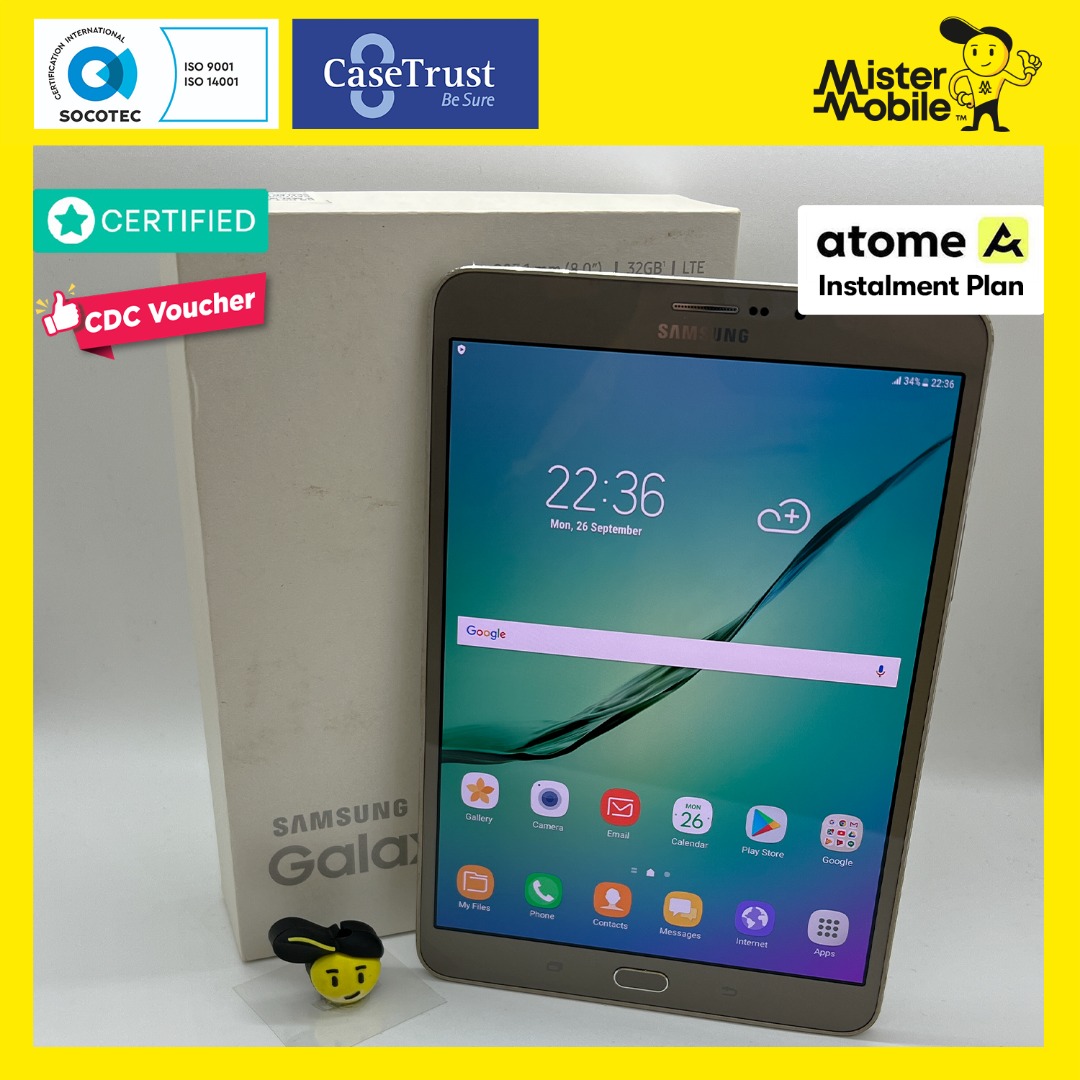 Samsung Galaxy Tab S2 8.0 32 32GB LTE Gold Used Local, Mobile Phones ...