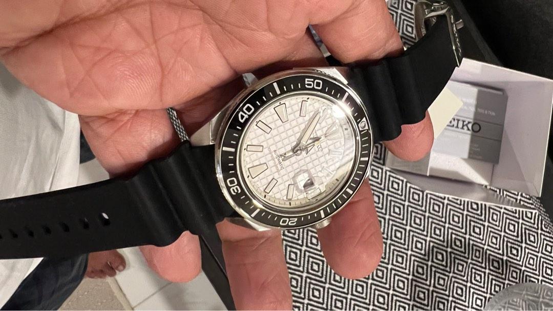 Seiko Samurai White Waffle, Men's Fashion, Watches & Accessories ...