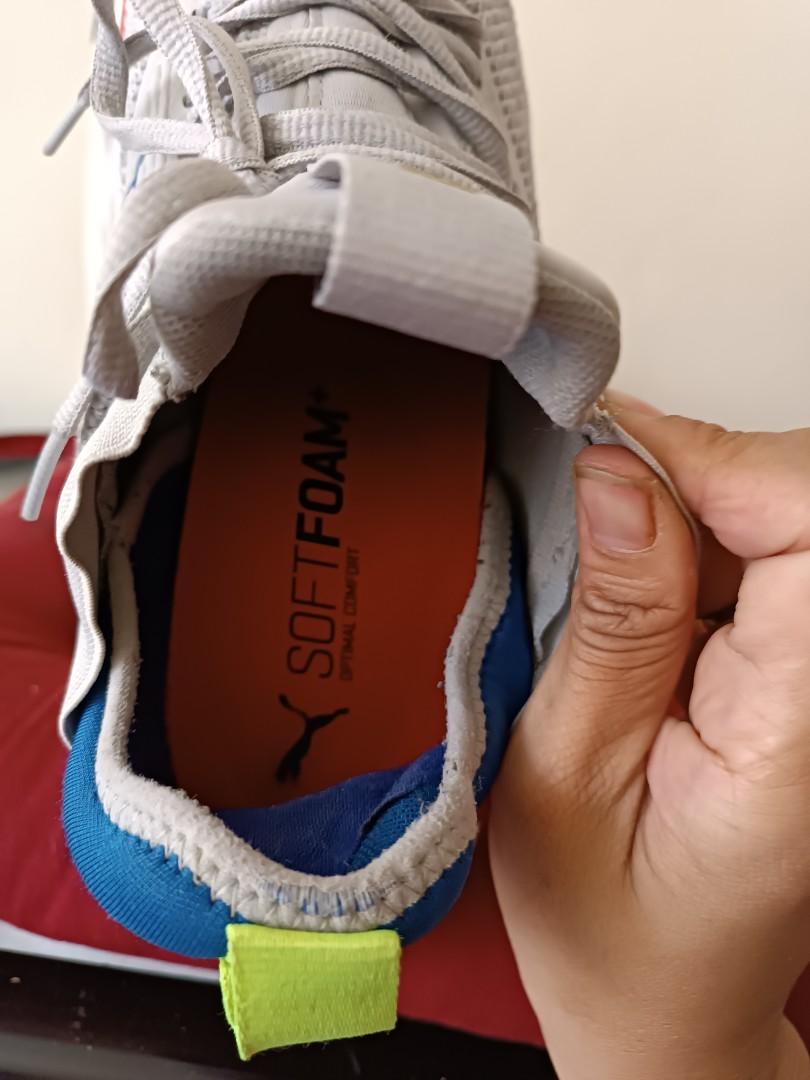 SEPATU PUMA ORIGINAL abu abu merah 41 / 26,5CM, Fesyen Pria, Sepatu ...