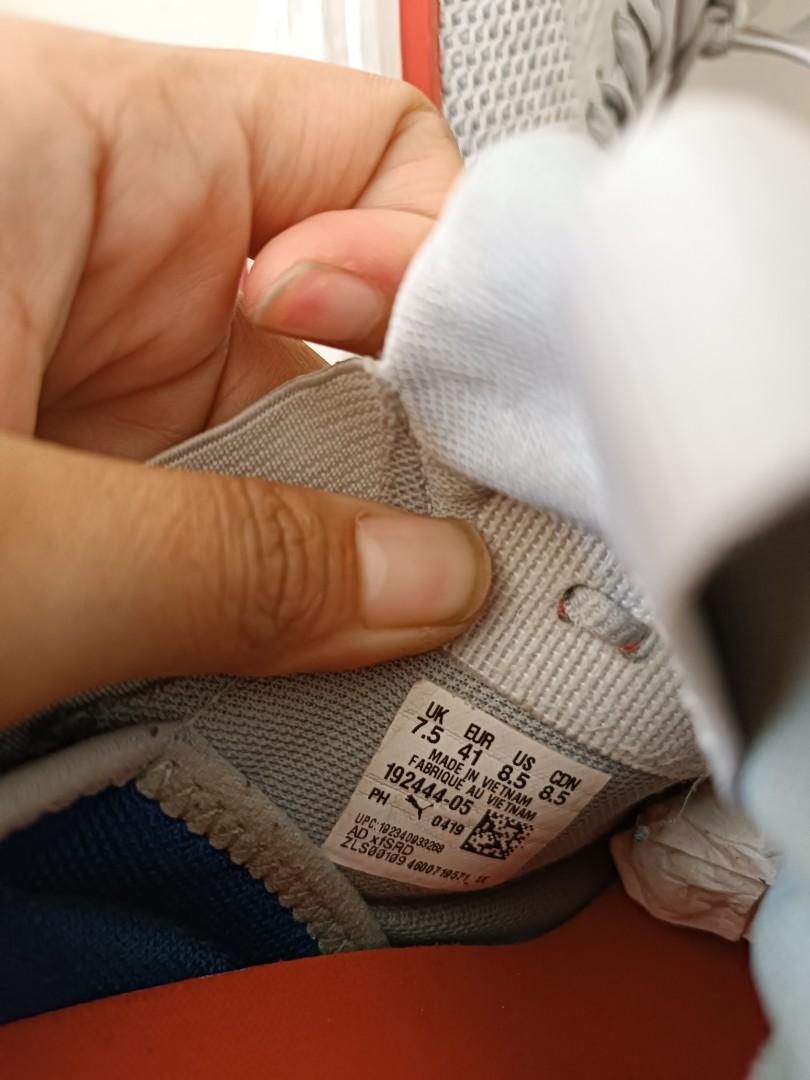 SEPATU PUMA ORIGINAL abu abu merah 41 / 26,5CM, Fesyen Pria, Sepatu ...