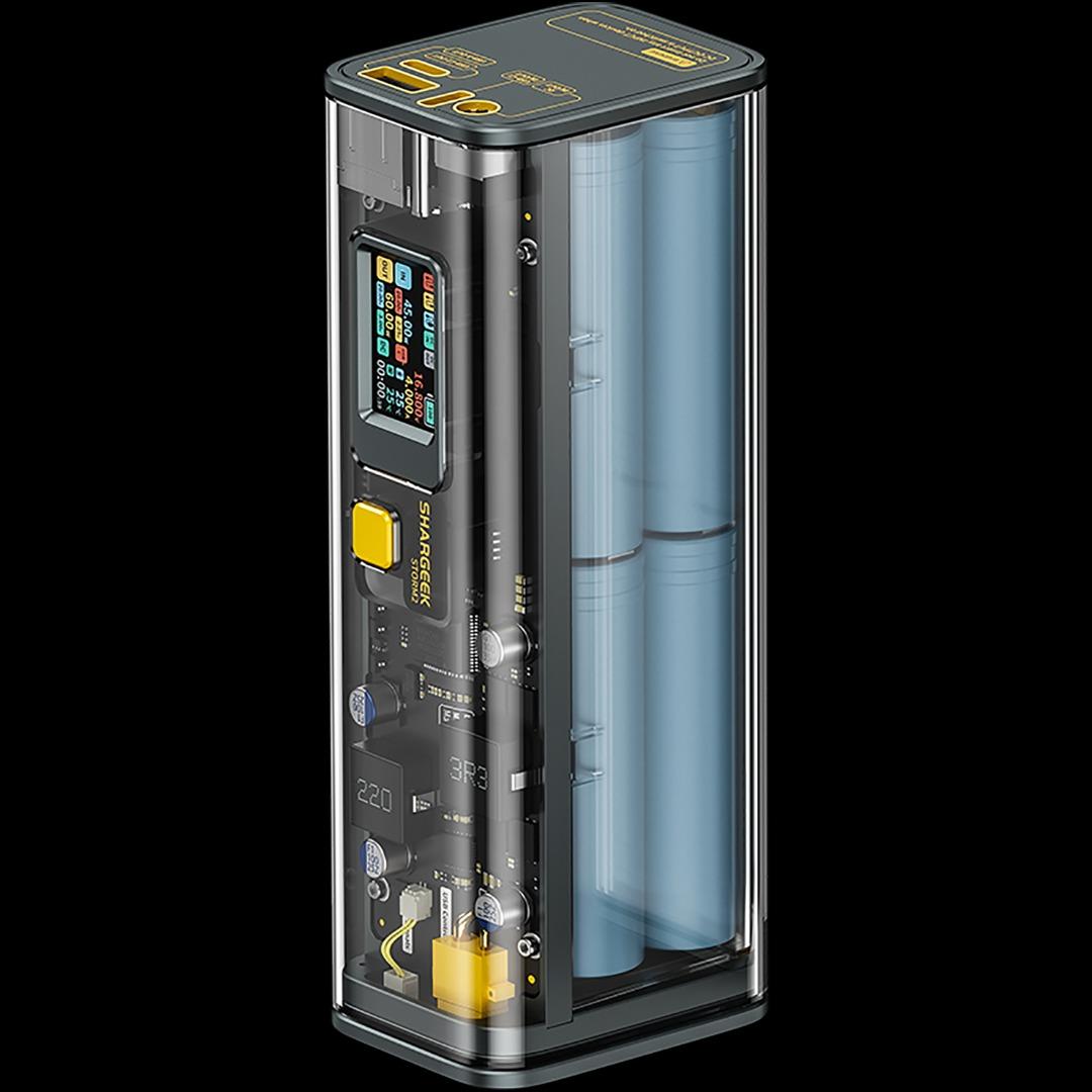 Shargeek Portable Charger, STORM2 100W 25600mAh 93.5Wh Laptop Power ...