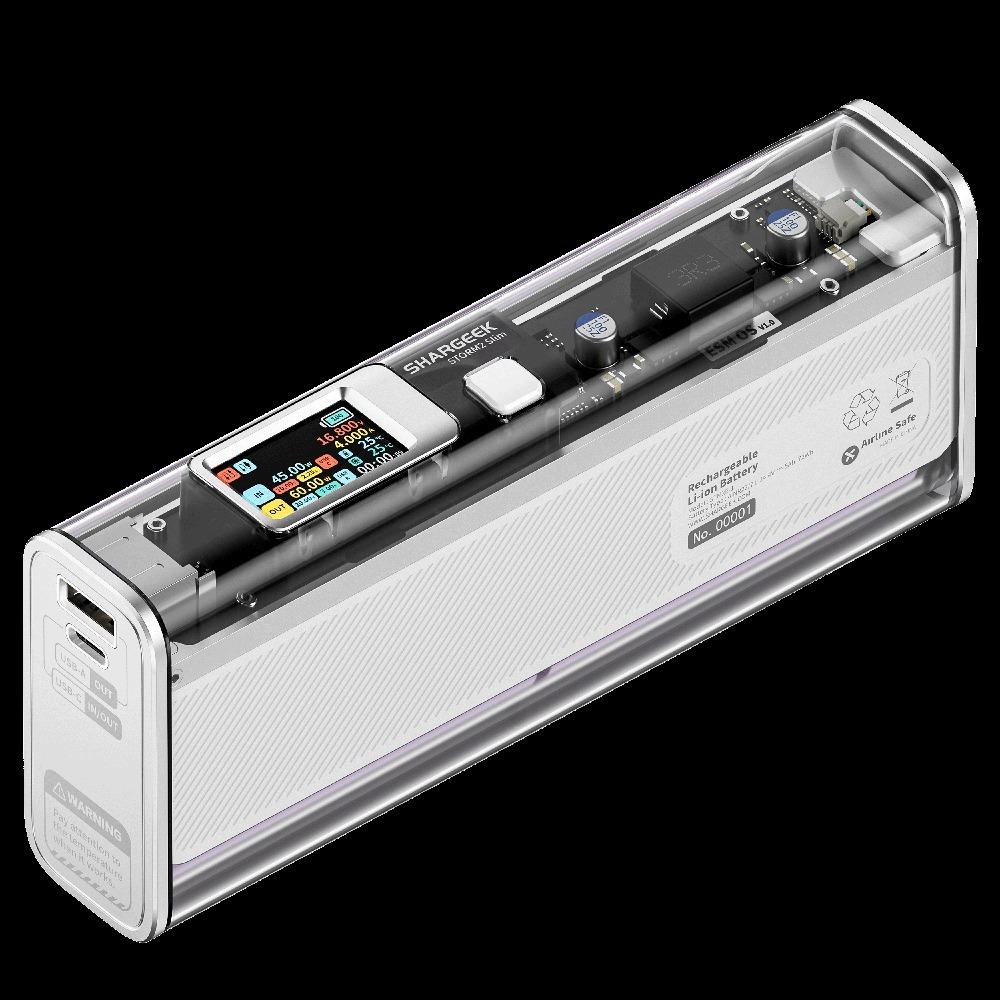 Shargeek Portable Charger, STORM2 Slim 130W 20000mAh 72Wh Laptop Power ...